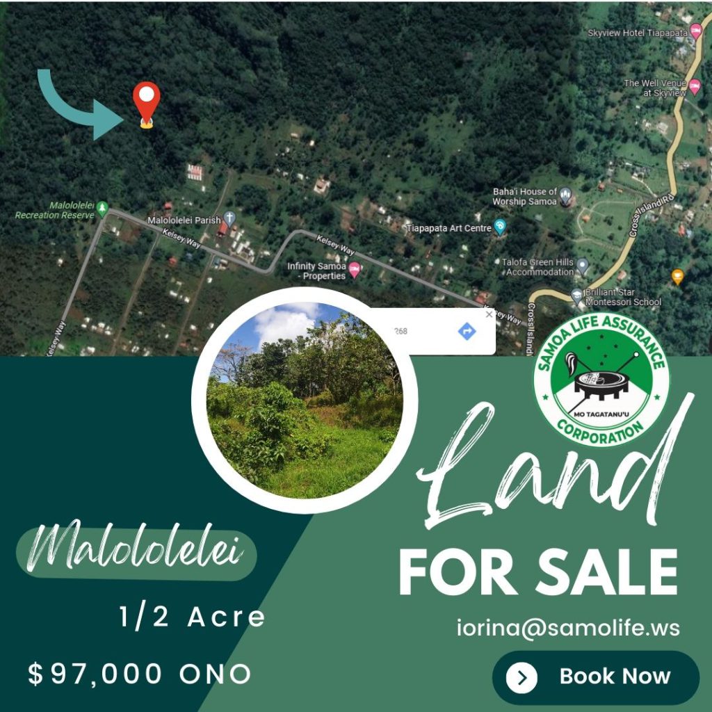Land for Sale – Samoa Life Assurance Corporation